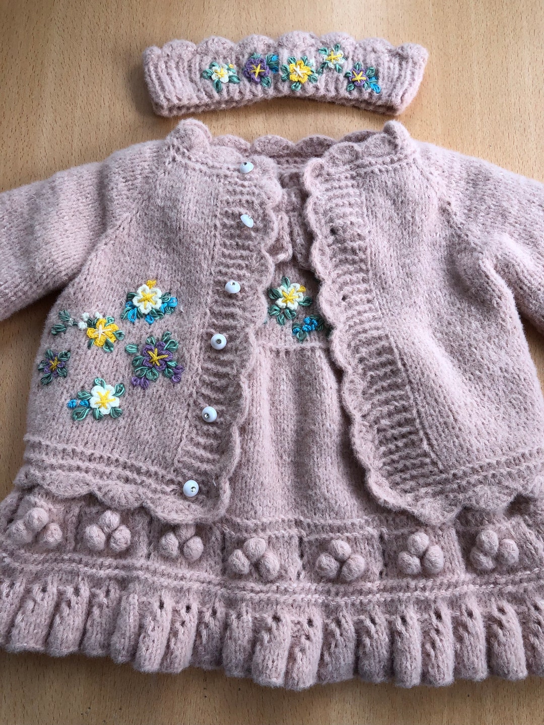 Hand-embroidered Dress for Girls Baby Baptism Dress Baby Girl Clothes ...