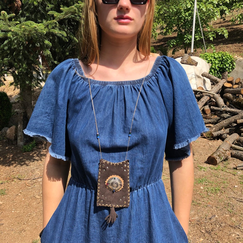 Around Neck Card Holder - Etsy