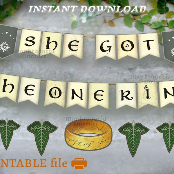 Lord of the Ring Bachelorette Party - Etsy