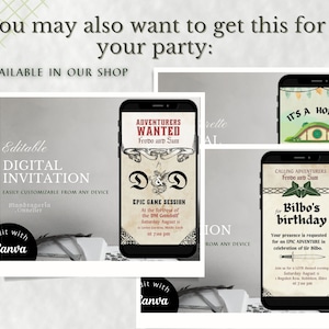 Welcome Adventurers Banner, Printable Epic Medieval Adventure Decor ...