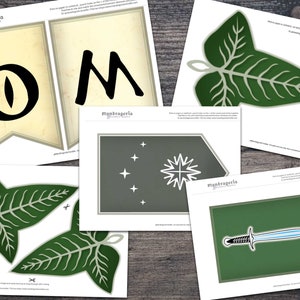 Welcome Adventurers Banner, Printable Epic Medieval Adventure Decor ...