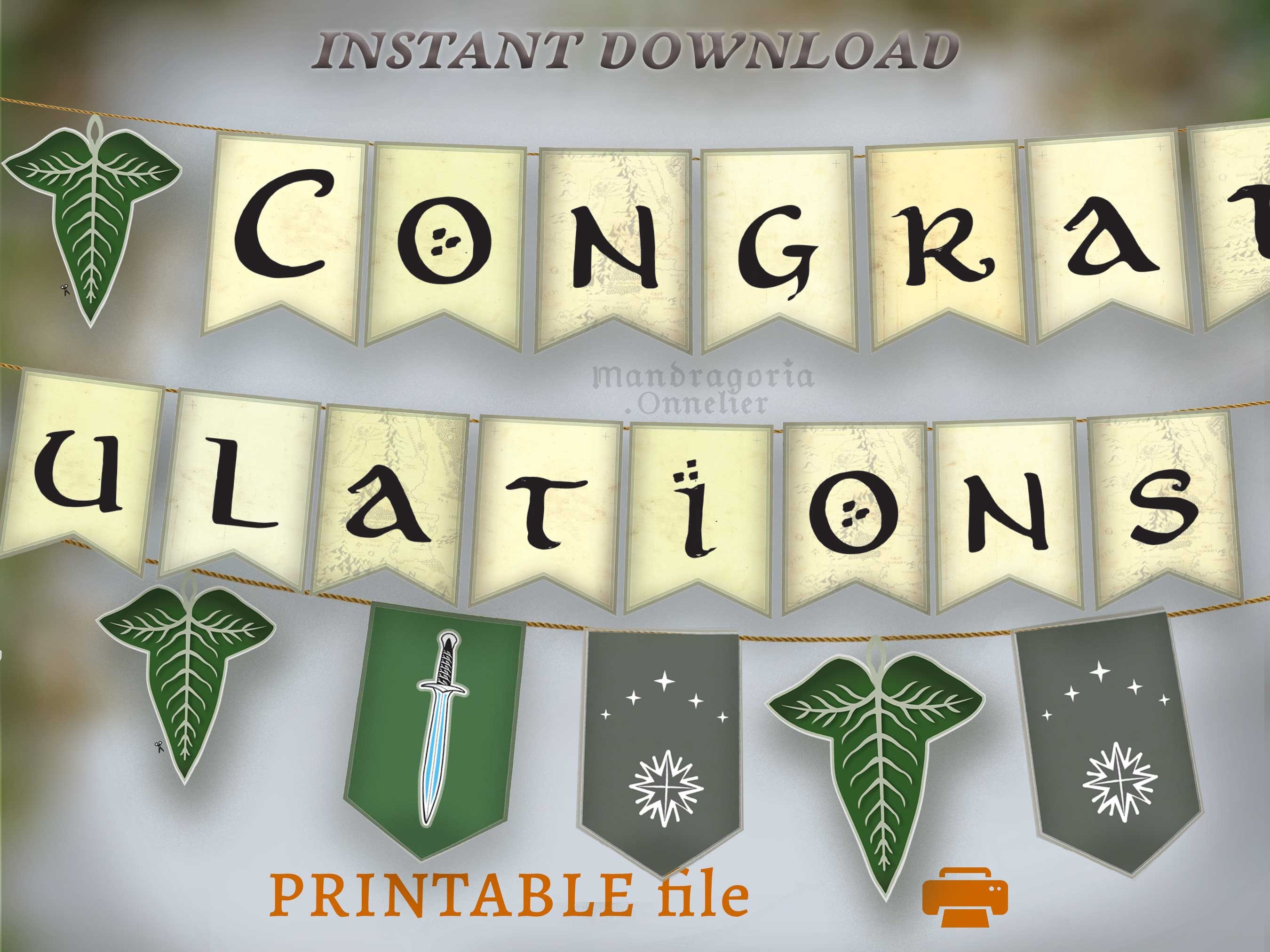 Congratulations Banner Printable Congratulations Printable Banner