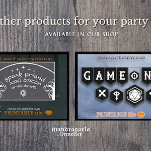 Dnd Invitation, Dungeons and Dragons Party Download, Game Night Invite ...