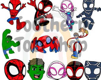 Spidey Characters - Etsy