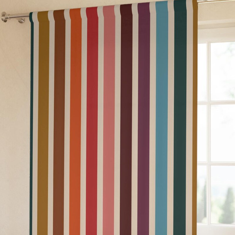 Multicolored Curtains - Etsy