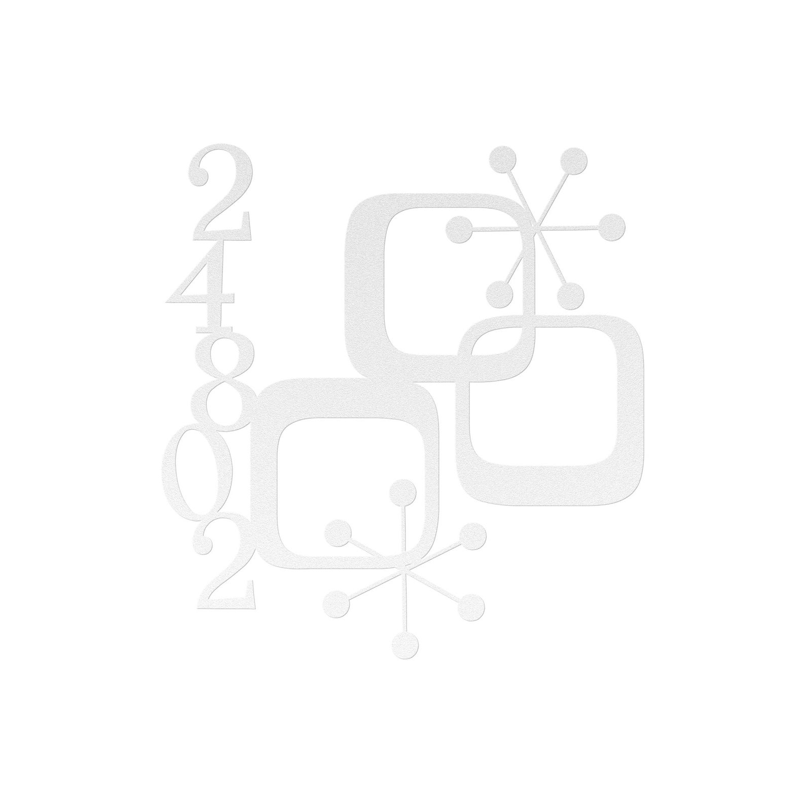 Custom House Numbers, Mid-century Modern Address Numbers, Custom ...