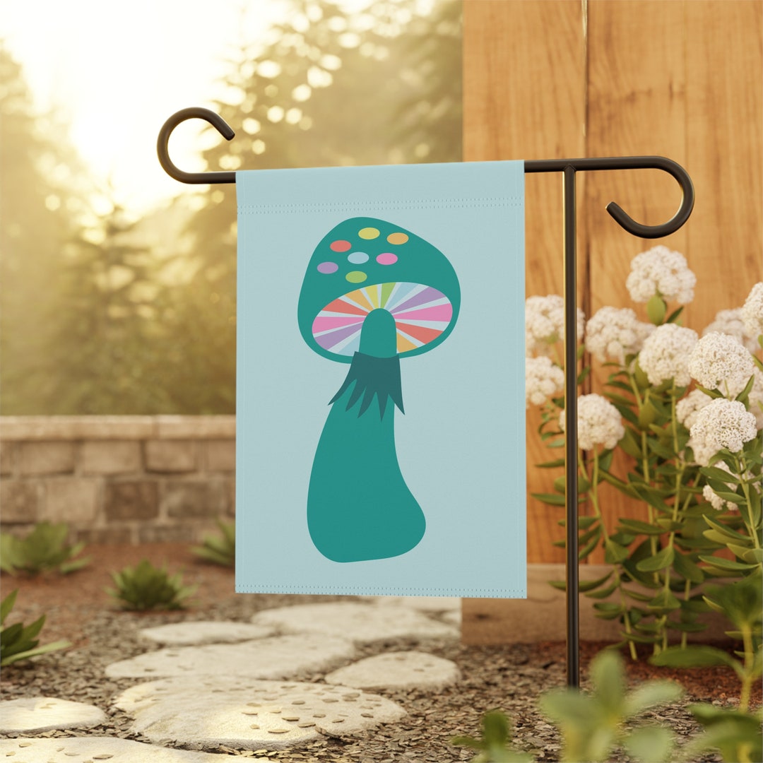 Mushroom Flag for Outdoor, Garden & House Banner, - Etsy