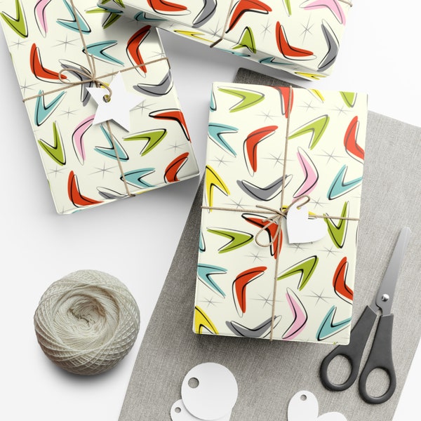 Retro Wrapping Paper - Etsy