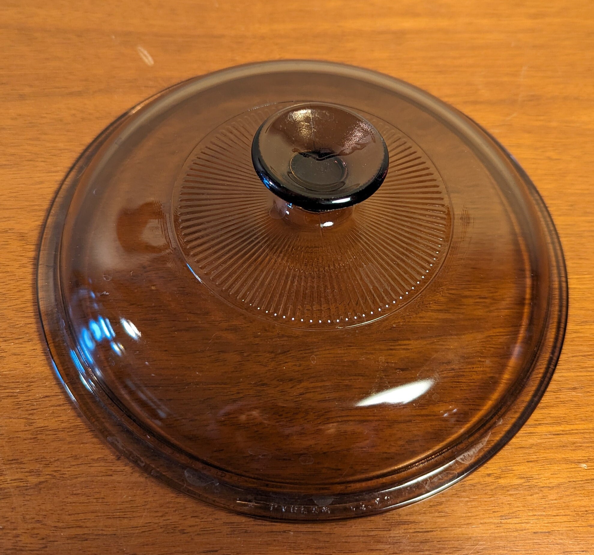 Vintage Vision Corning Ware Amber Glass Replacement Lid for 1.5 L ...