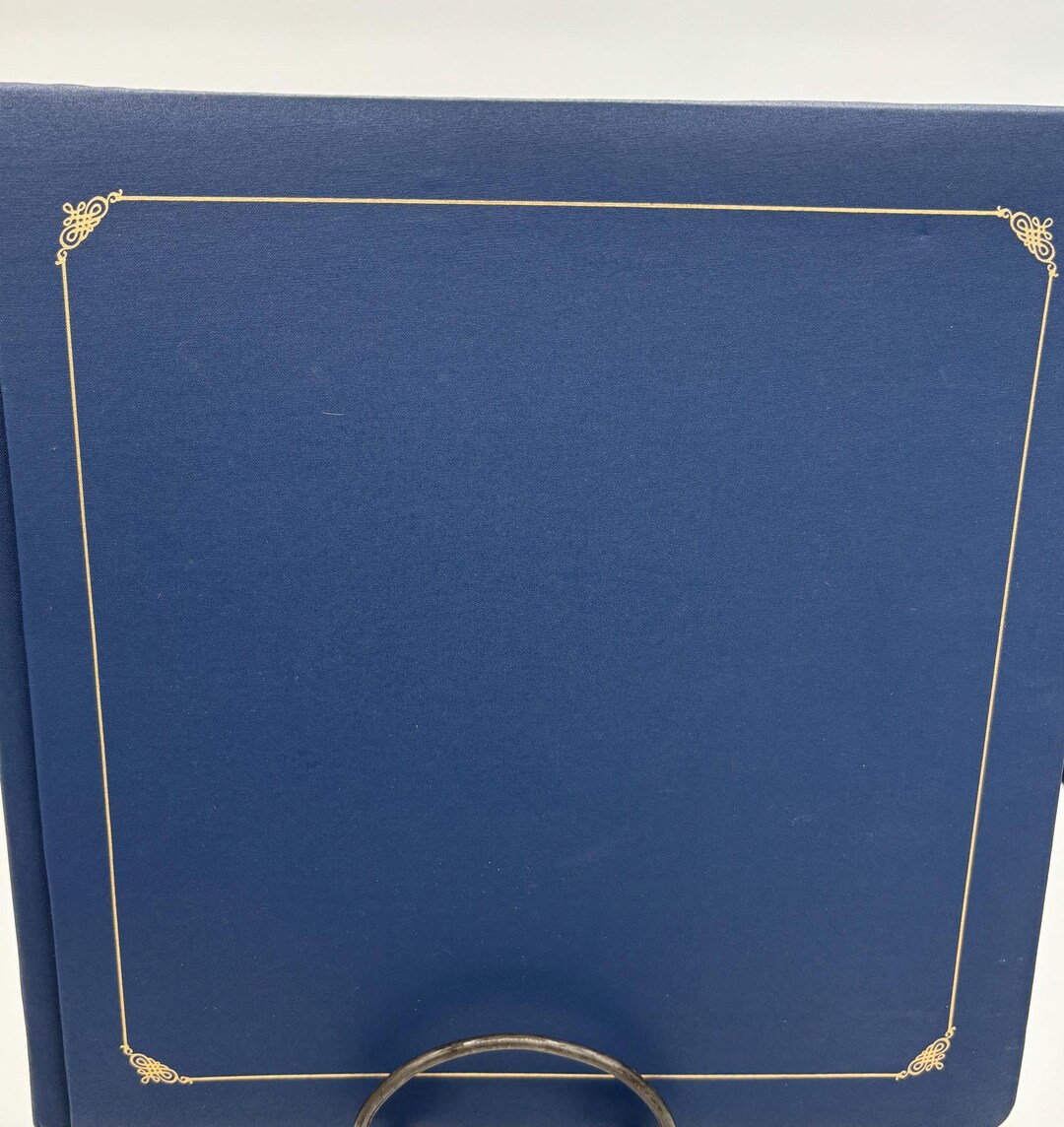 Creative Memories 12x12 Navy Blue Album With 15 White Pages. - Etsy
