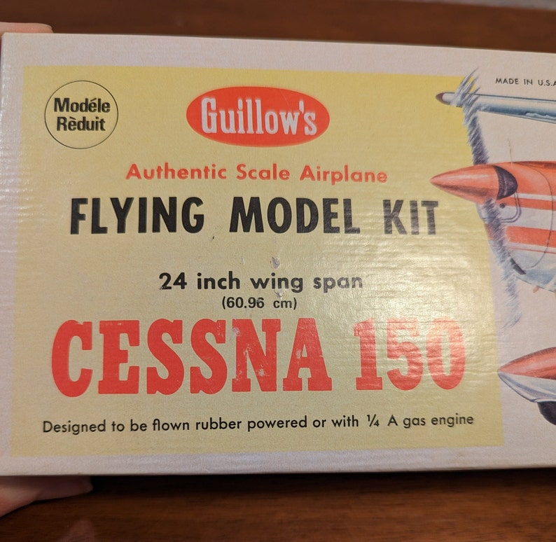 Vintage Guillow's CESSNA 150 Balsa Wood Scale Flying Model - Etsy