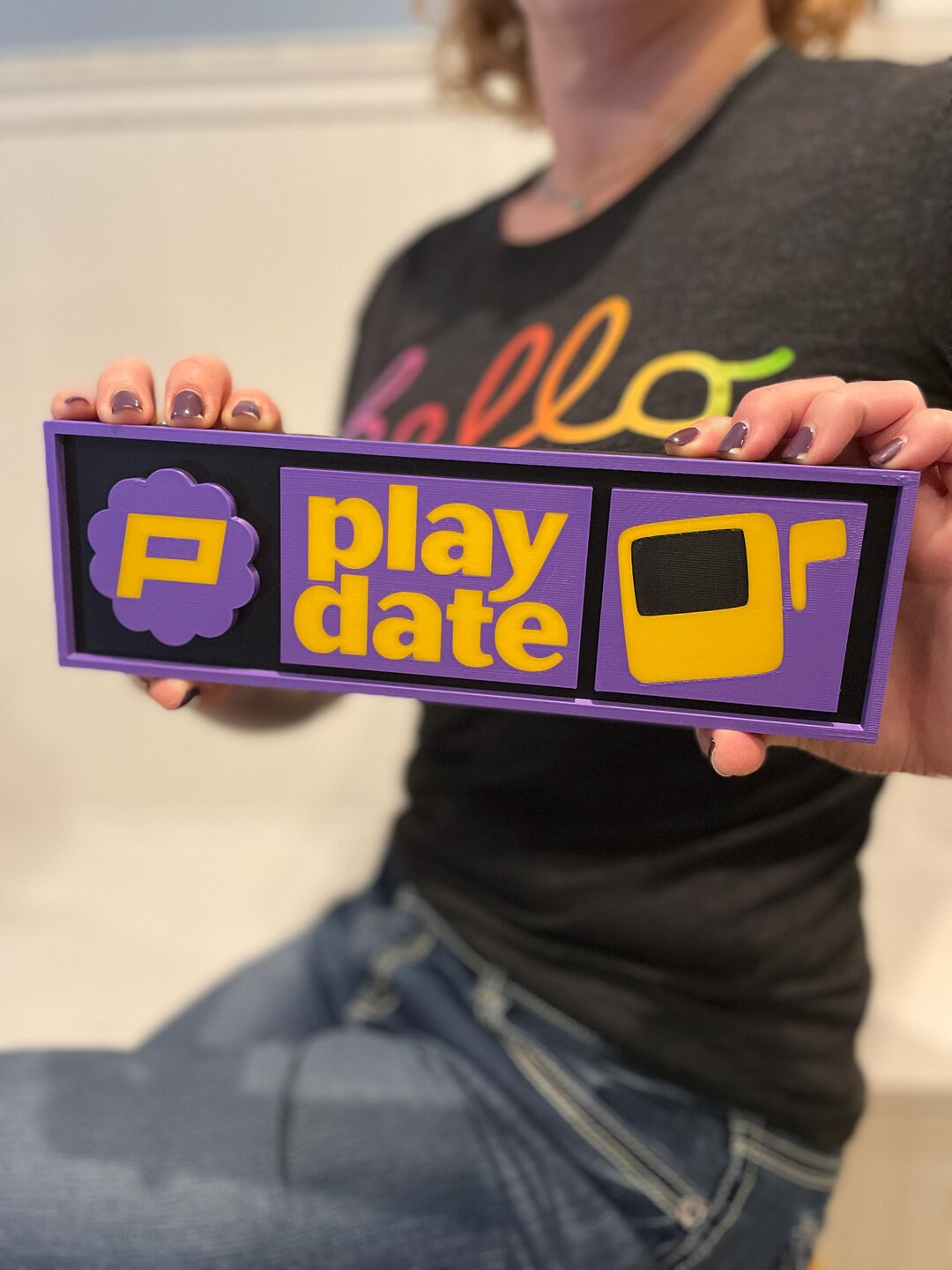PLAYDATE (panic) 3D Printed Game Console Placard, Retro Gaming Console ...