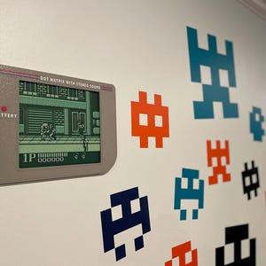 DOUBLE DRAGON Gameboy 3D Printed Texture Relief Artwork, In-game ...