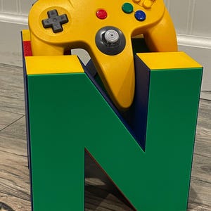 HUGE N64 Cube - 6.4 INCH, 3D Printed Gaming Figurine, Retro Gamer Gift ...