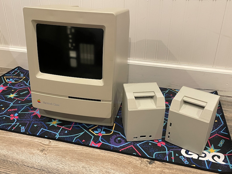 Macintosh Mini Cute 3, 40% Scale Macintosh Case Computer System 3D ...