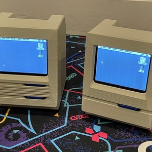 Macintosh Mini Cute 3, 40% Scale Macintosh Case Computer System 3D ...