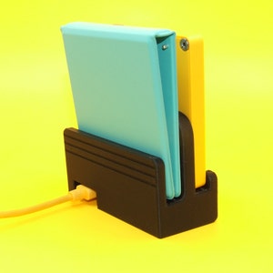Playdate Double Date Charging Dock With COVER HOLDER, Custom Designed for Playdate by Panic, USB ...