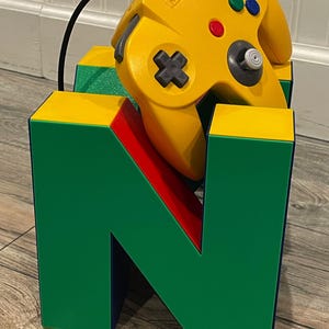 HUGE N64 Cube - 6.4 INCH, 3D Printed Gaming Figurine, Retro Gamer Gift ...