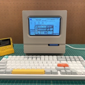 Macintosh Mini SUPER Cute 4, 75% Scale Macintosh Classic 3D Printed ...