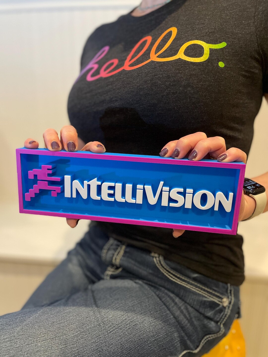 INTELLIVISION 3D Printed Game Console Placard, Retro Gaming Console ...