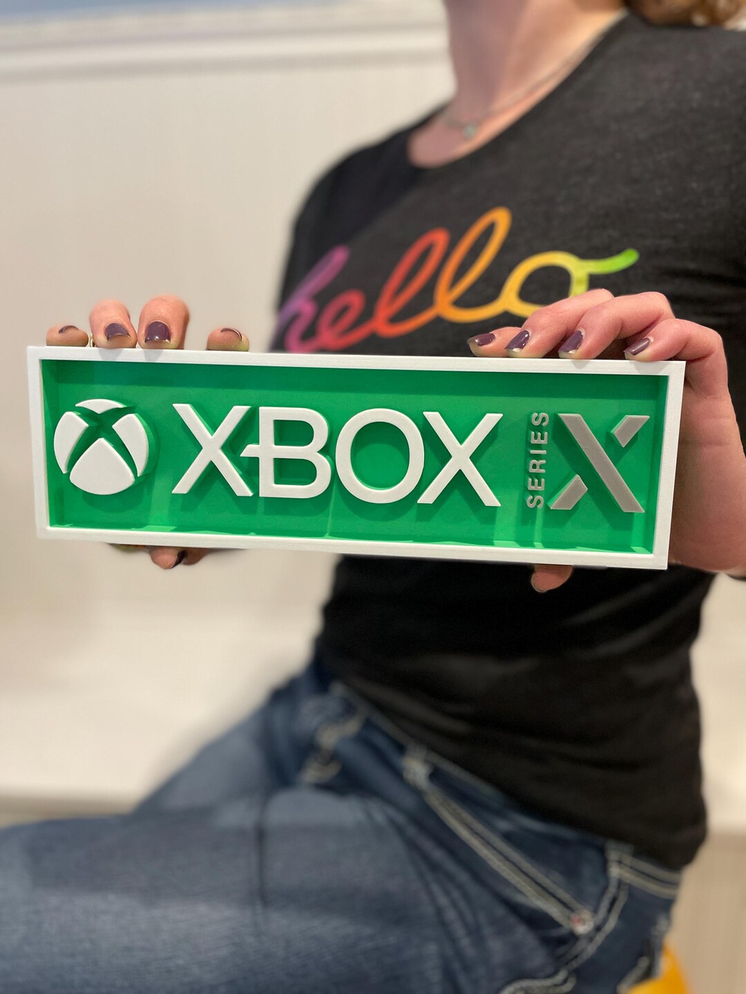 XBOX SERIES X 3D Printed Game Console Placard, Retro Gaming Console ...
