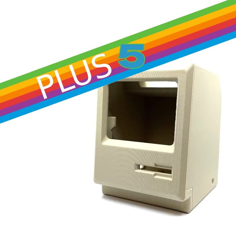 Macintosh Mini Cute 5, 40% Scale Macintosh Case Computer System 3D ...