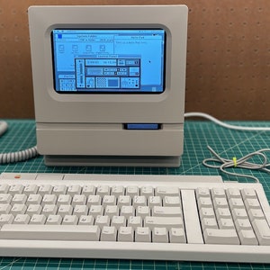 Macintosh Mini SUPER Cute 4, 75% Scale Macintosh Classic 3D Printed ...