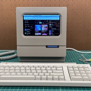 Macintosh Mini SUPER Cute 4, 75% Scale Macintosh Classic 3D Printed ...