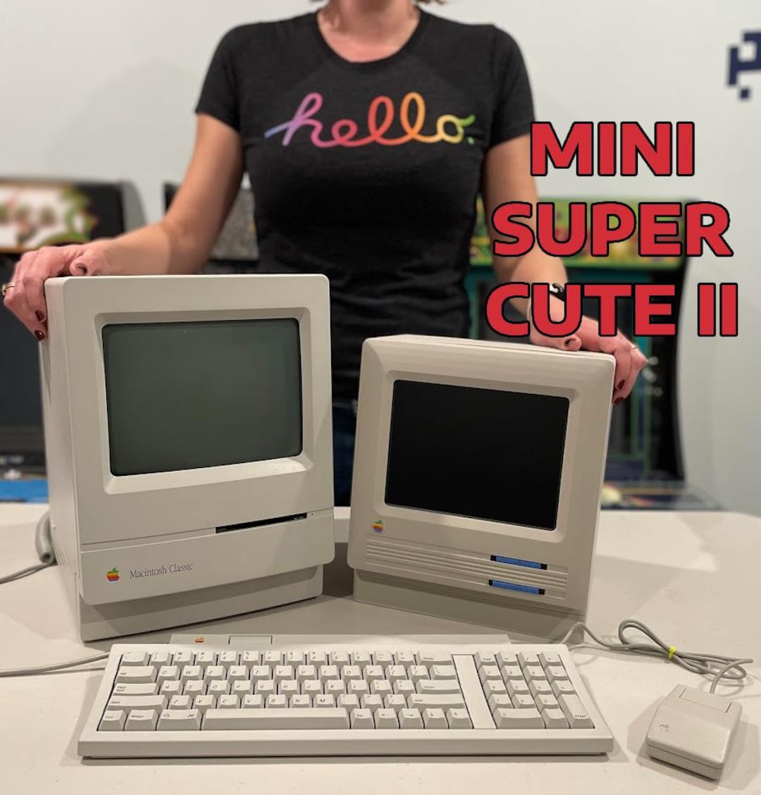 Macintosh Mini Super Cute II, 80% Scale Macintosh Case for Raspberry Pi ...
