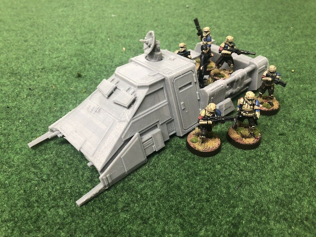 Star Wars Legion 40K Compatible Terrain Armoured Imperial Anti-grav ...
