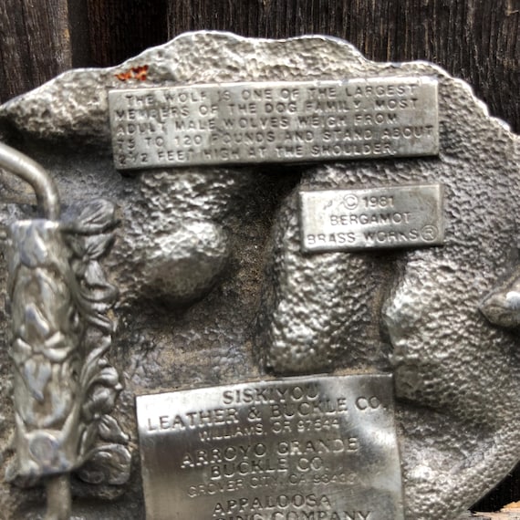 Bergamot Siskiyou Belt Buckle - Tri Color Brass with … - Gem