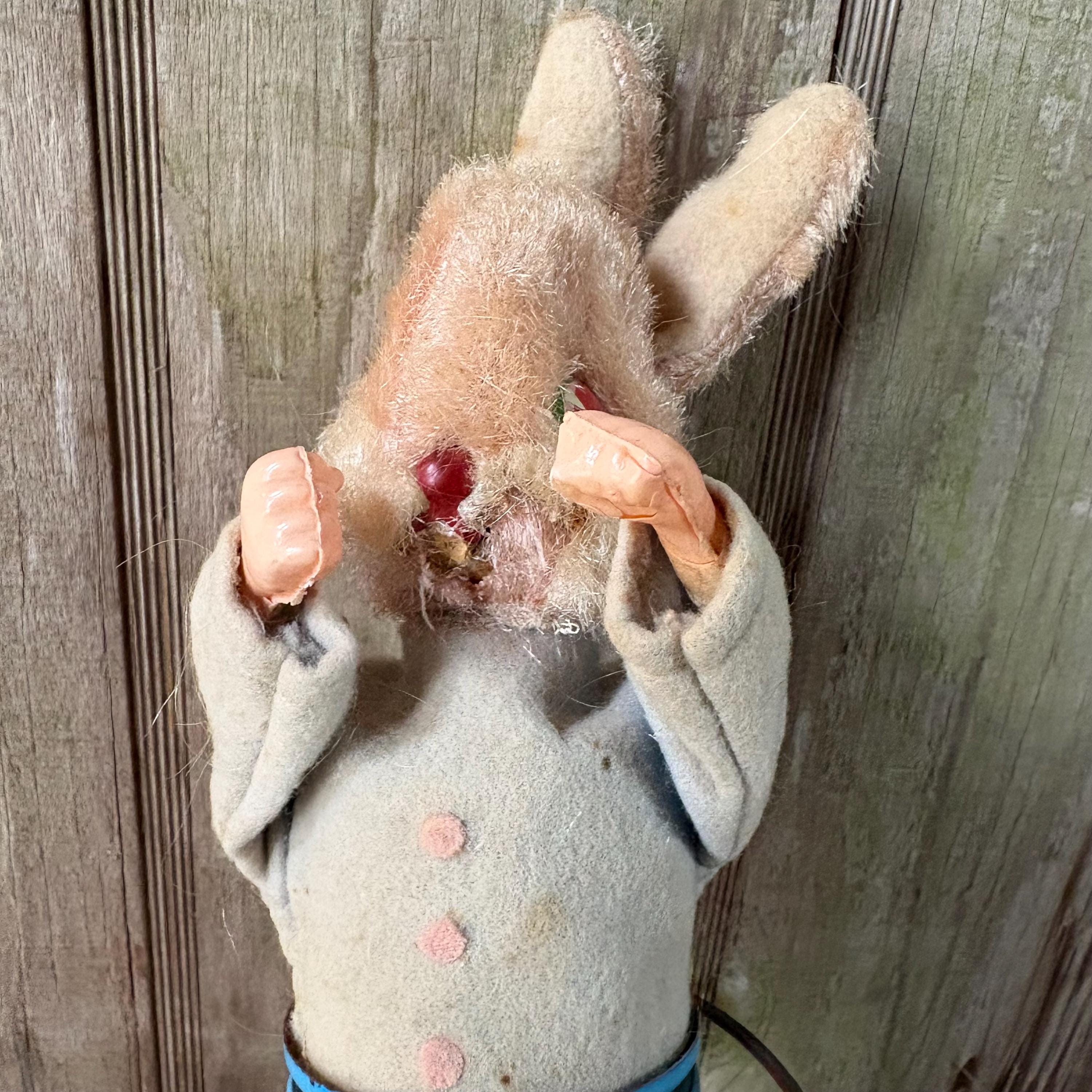 Vintage Mechanical Hula Bunny by Alps Toys - Dancing Rabbit - Etsy