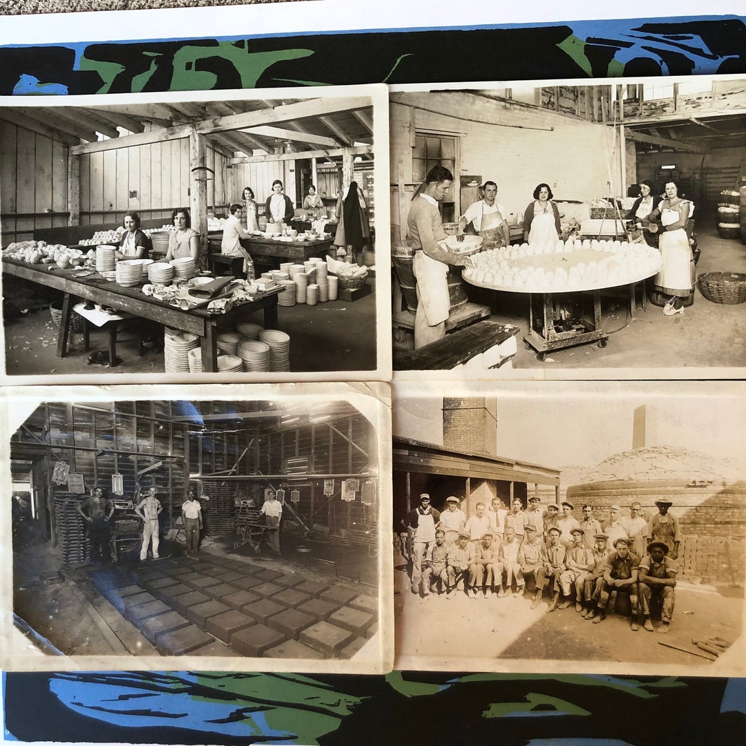 Original Photographs Wallace China Company Los Angeles Pottery - Etsy