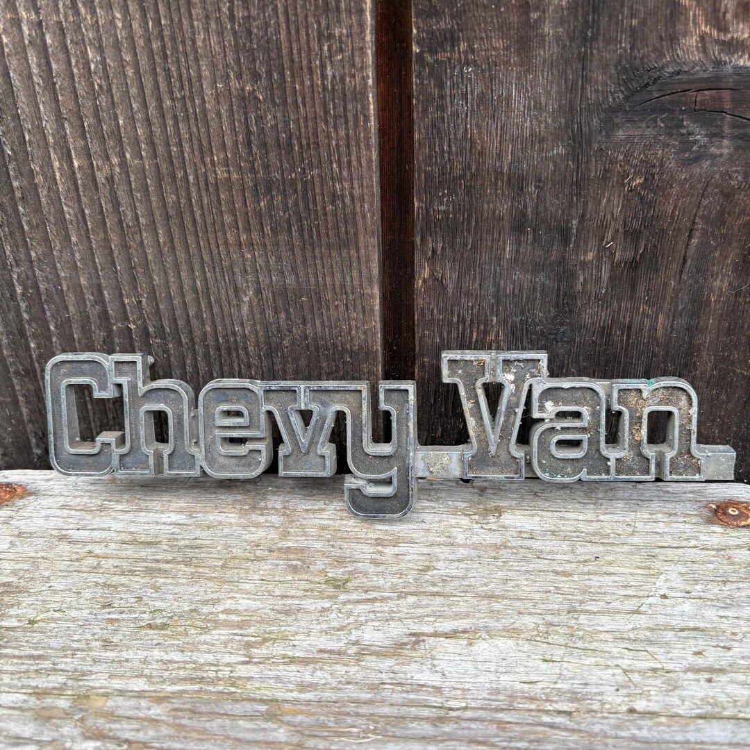 Vintage Chevy Van Car Emblem or Badge - Etsy