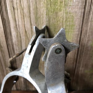 Antique Renalde Aluminum Spurs Rustic Primitive Ranch Decor - Etsy