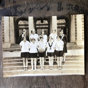 1928 Photograph Girls Basketball Team Photo - Etsy
