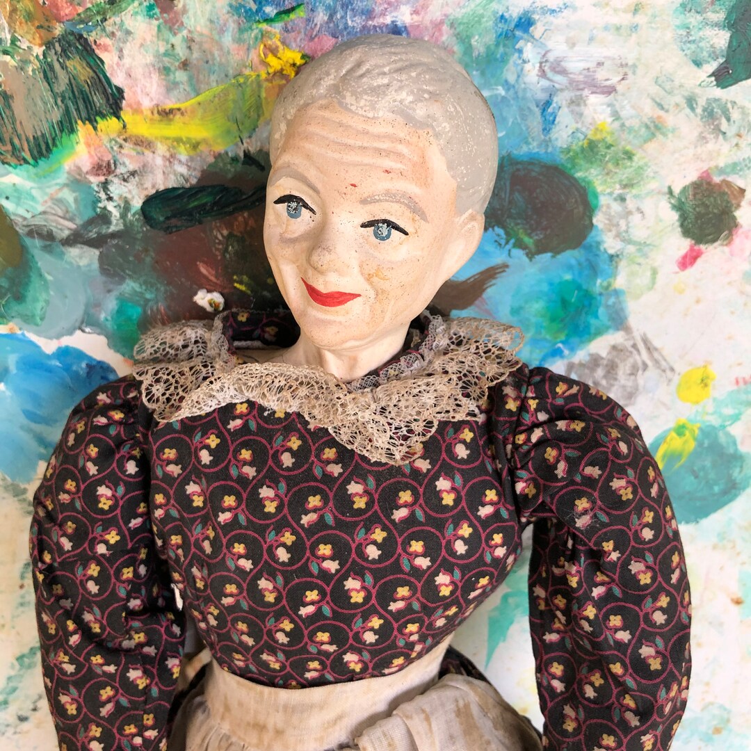 Vintage Maggie Head Kane Grandma Caricature Doll 1953 IMA - Etsy