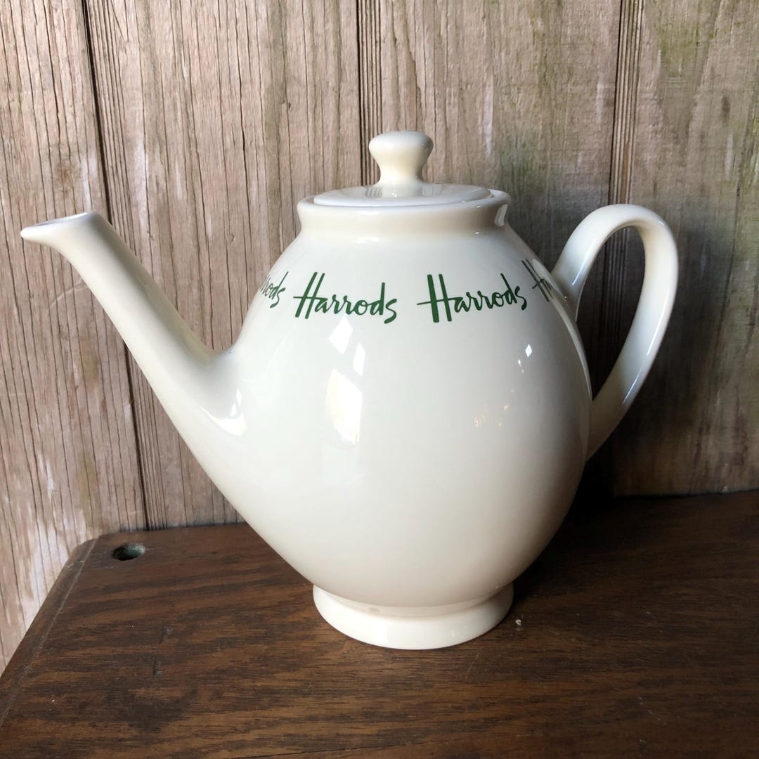 Harrods Tall Teapot - Made in England - Etsy