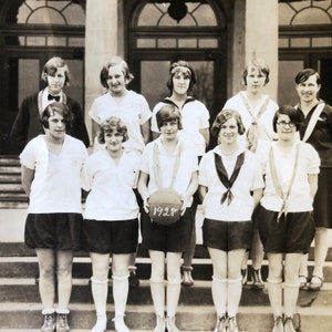 1928 Photograph Girls Basketball Team Photo - Etsy