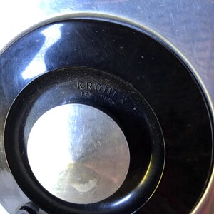 Kromex Aluminum Cake Cover With Glass Footed Cake Plate - Etsy