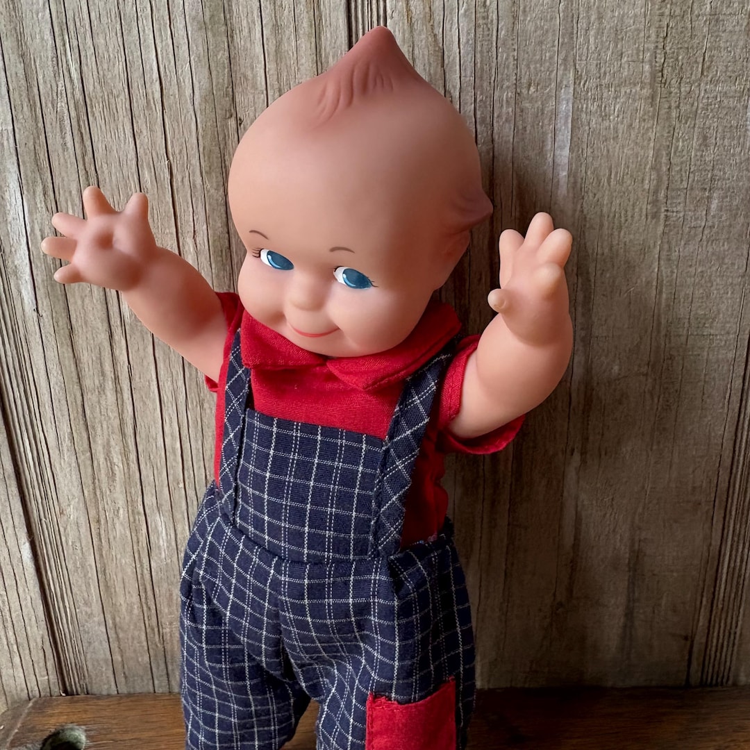 Vintage Kewpie Doll - With Overalls - Rose O'neill - Jesco 2003 - Etsy