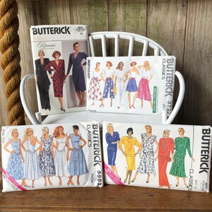 Butterick Sewing Patterns - 1980's - Size 8-10 Tall - Etsy