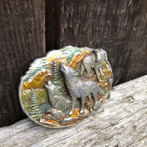 Bergamot Siskiyou Belt Buckle - Tri Color Brass with … - Gem