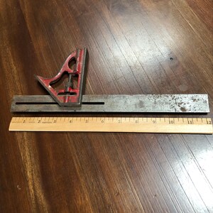 Vintage Stanley Defiance 12" Combination Try & Miter Square - Etsy