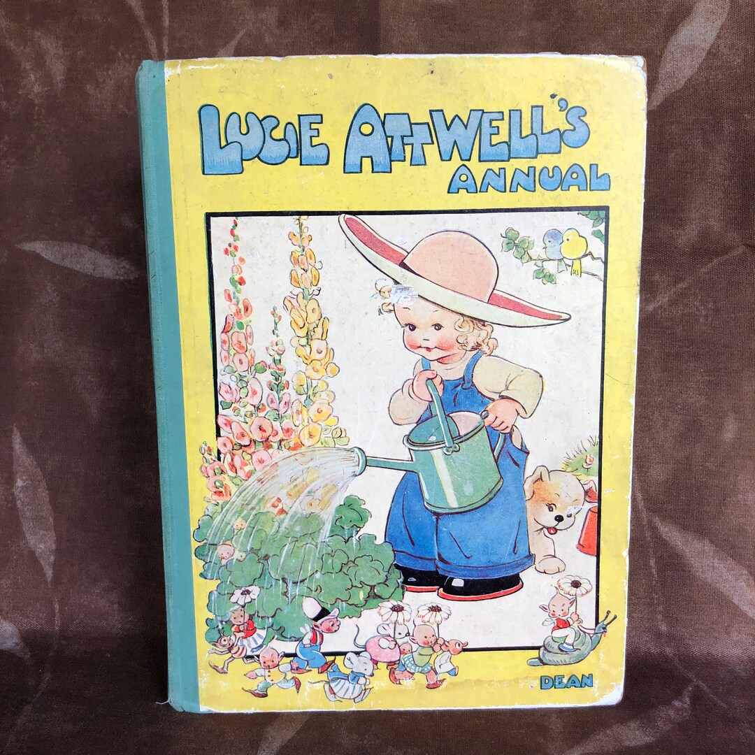 Lucie Attwell's Annual by Dean 1947 Children's Picture Book - Etsy