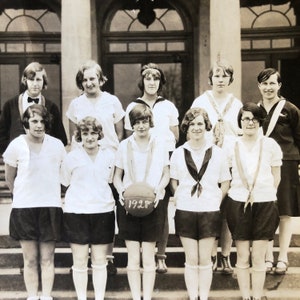 1928 Photograph Girls Basketball Team Photo - Etsy