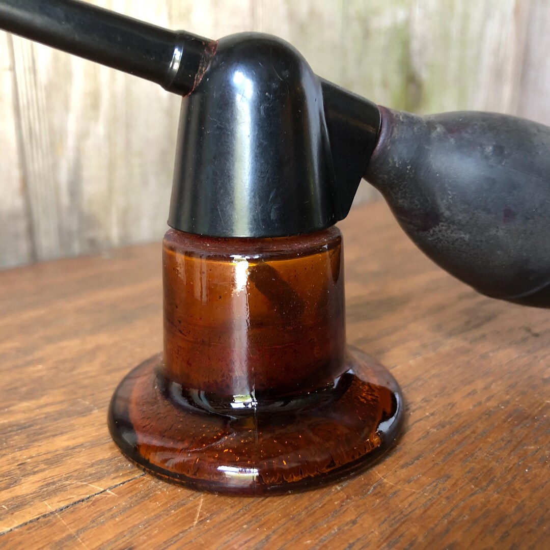 Vintage Devilbiss Atomizer - Amber Glass Bottle - Etsy