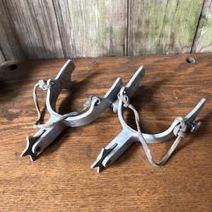 Antique Renalde Aluminum Spurs Rustic Primitive Ranch Decor - Etsy