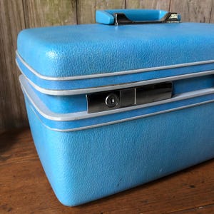 Blue Sears Courier Train Case by Samsonite - Etsy