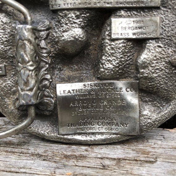 Bergamot Siskiyou Belt Buckle - Tri Color Brass with … - Gem